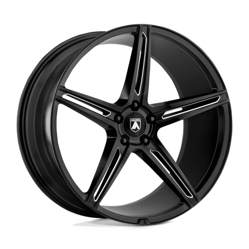 Asanti Black ABL-22 ALPHA 5 5X114.3 22X9 +32 GLOSS BLACK MILLED ...