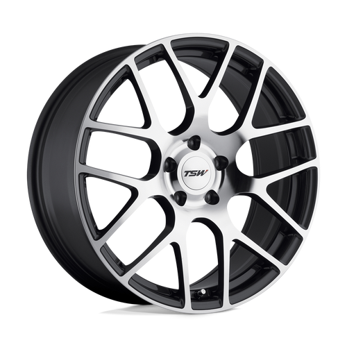 TSW NURBURGRING 5X108 21X10.5 +45 GUNMETAL W/ MIRROR CUT FACE ...