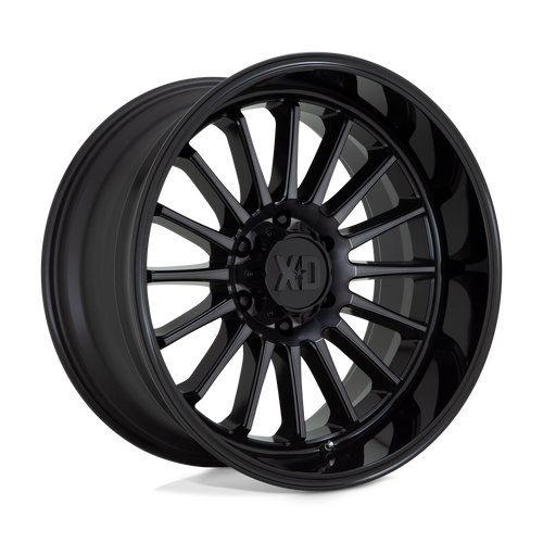 XD XD857 WHIPLASH 8X170 20X10 -18 GLOSS BLACK WITH GRAY TINT - Threepieceus