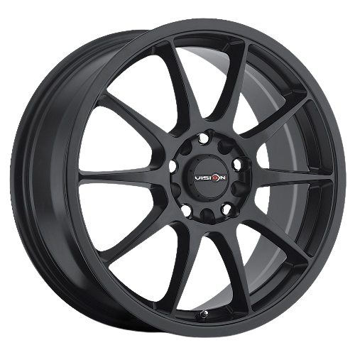Vision Street-Designs 425 Bane 4x100 17x7+42 Matte Black - Threepieceus