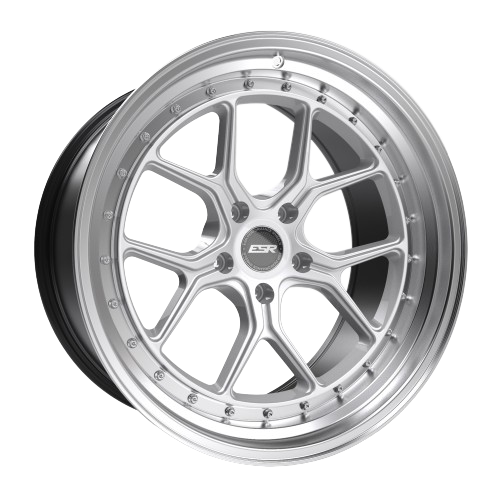 ESR Wheels CS SERIES CS2 5x110 18x8.5 +30 Hyper Silver - Threepieceus