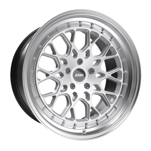 ESR Wheels CS SERIES CS3 5x100 18x9.5 +35 Hyper Silver - Threepieceus