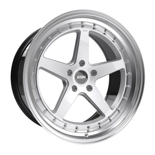 ESR Wheels CS SERIES CS5 5x110 18x9.5 +22 Hyper Silver - Threepieceus