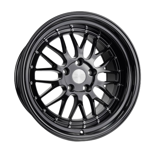 ESR Wheels SR SERIES SR05 5x100 17x8.5 +30 Gloss Black - Threepieceus