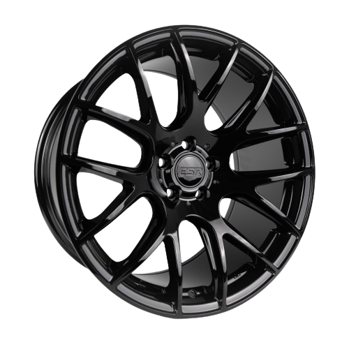ESR Wheels SR SERIES SR12 5x110 18x9.5 +40 Gloss Black - Threepieceus
