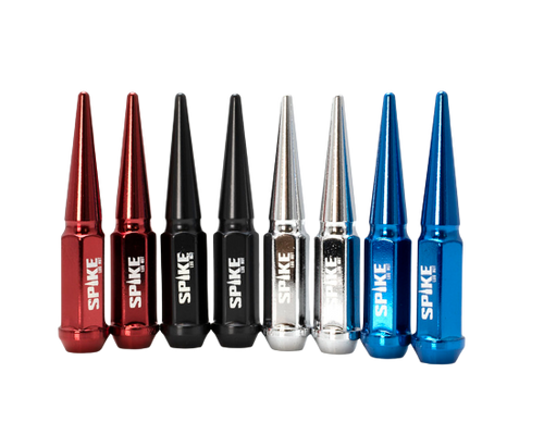 WheelMate Spike Lug Nuts 4.5" 1/2" BLACK Set | ThreePiece.us