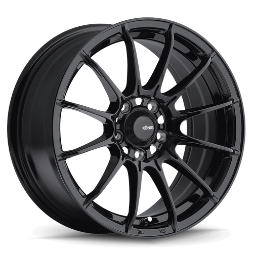 Konig Dial-In 4x100 15x9+35 Gloss Black - Threepieceus