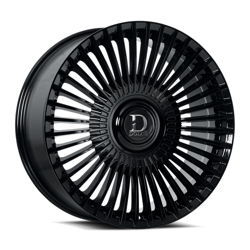 DOLCE LUXURY TRENTO 5x112/5x120 22x10.5 +35 Glossy Black - Threepieceus