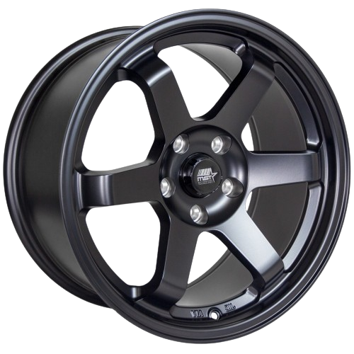 MST Wheels MT01 5x100 18x9.5 +35 Matte Black - Threepieceus