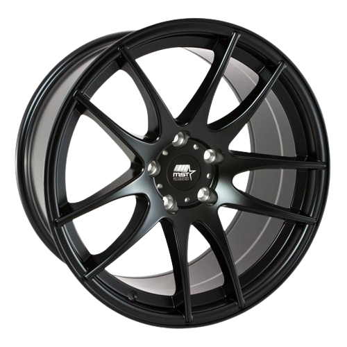 MST Wheels MT30 5x114.3 17x9.0 +30 Matte Black - Threepieceus