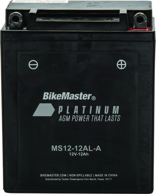 BikeMaster AGM Battery - MS12-12AL-A - 780760 - Threepieceus