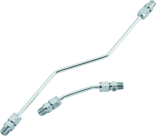 Bikers Choice 66-84 Shovelhead Chrome Rocker Box Oil Line Set Replaces ...