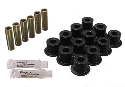 Energy Suspension 72-81 Scout II Black Front & Rear Leaf Spring Bushing ...