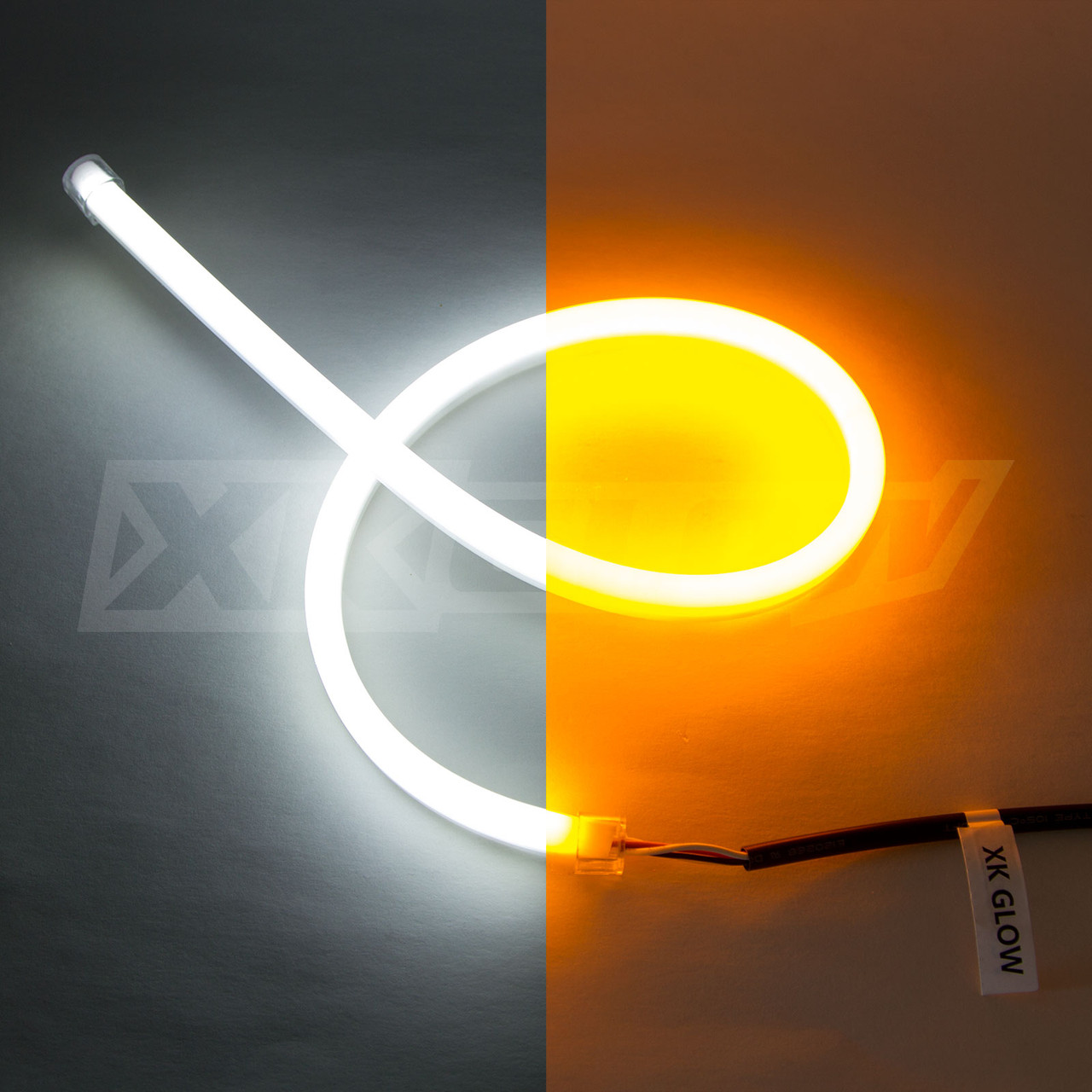 Sequential Switchback LED Strips with DRL & Turn Signal for Headlights