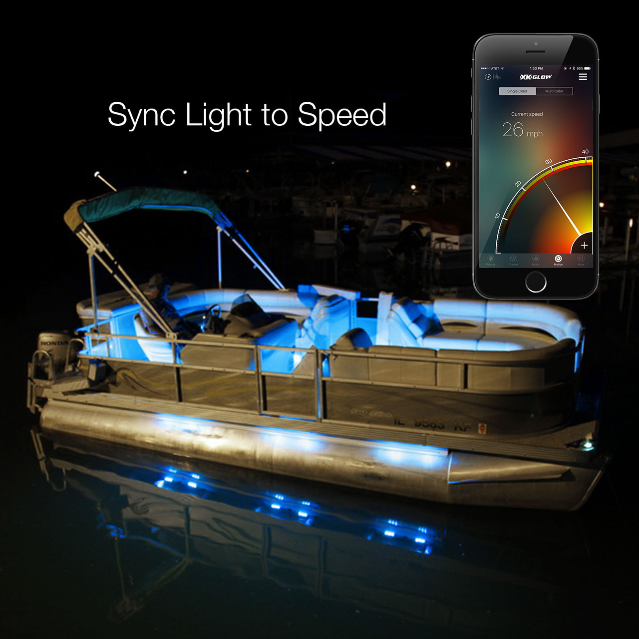 Smartphone App Led Boat Accent Light Kits From Xkglow