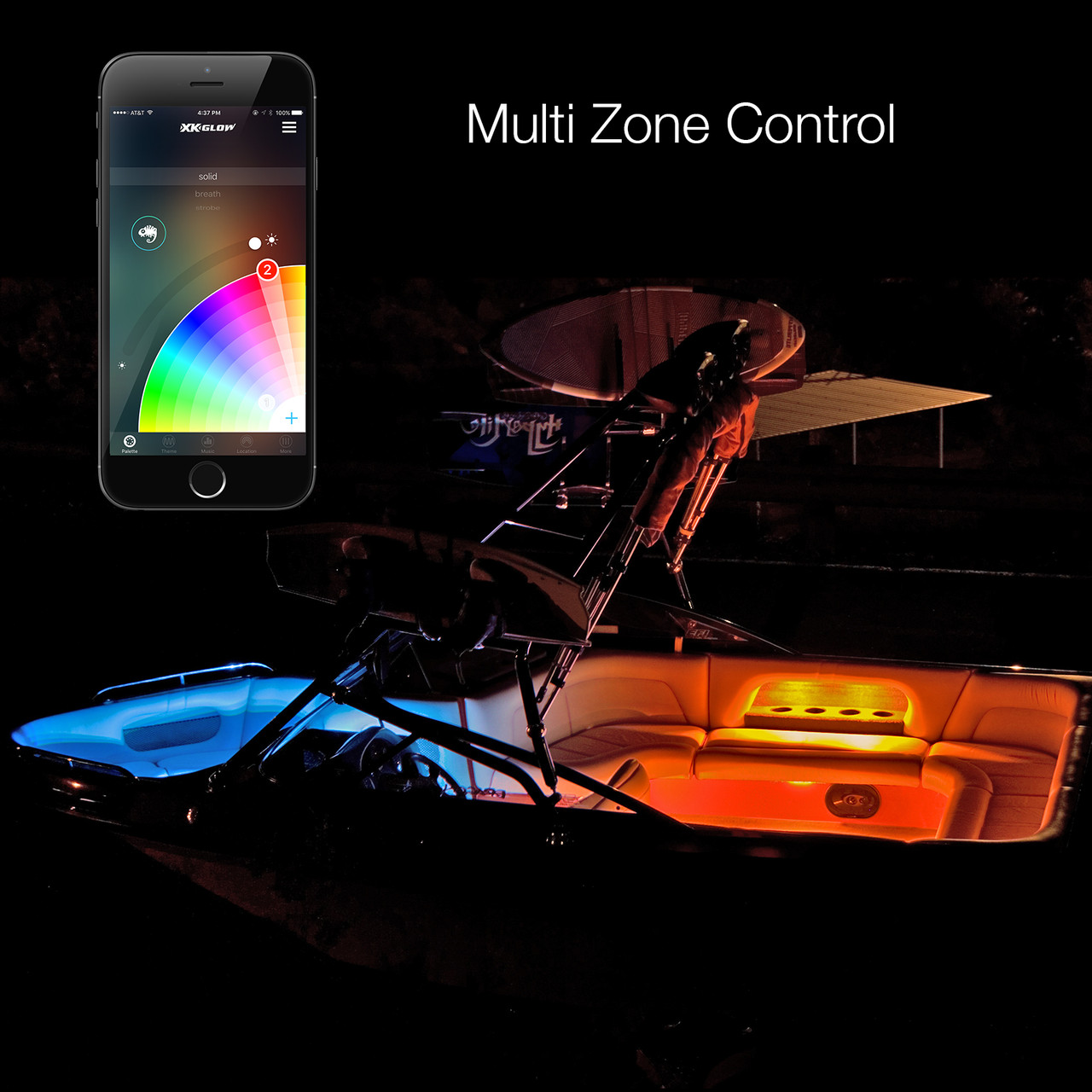 Smartphone App Led Boat Accent Light Kits From Xkglow