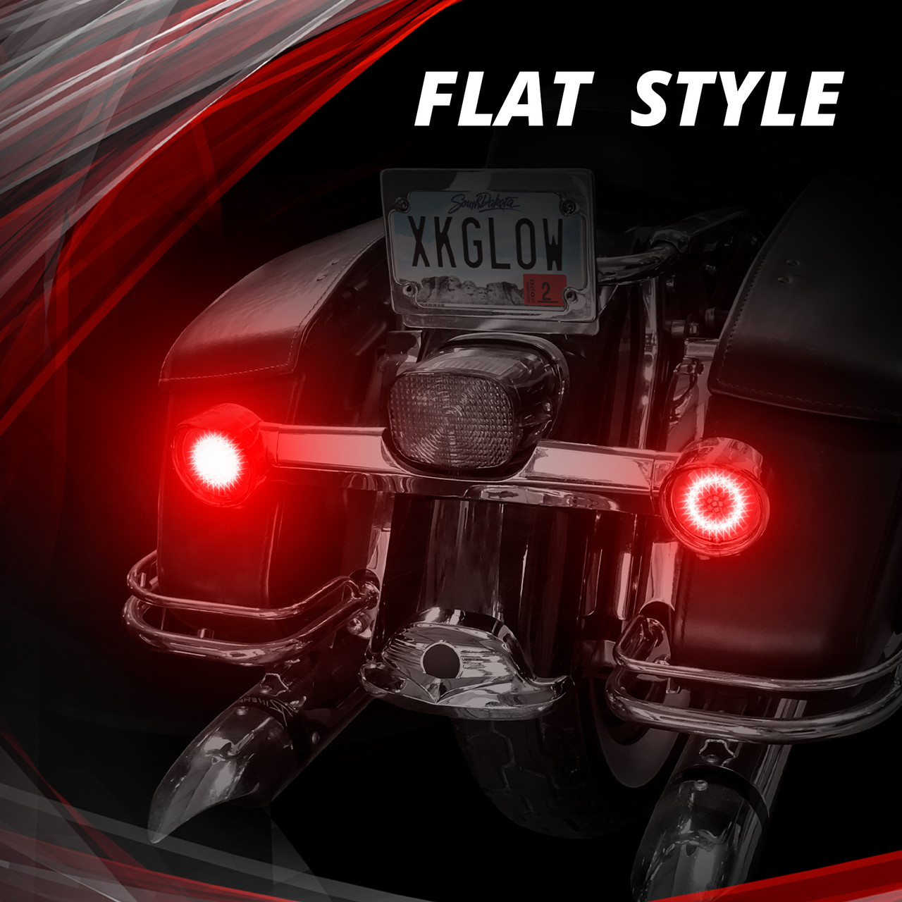 Motorcycle Rear LED Turn Signal Kit from XKGLOW