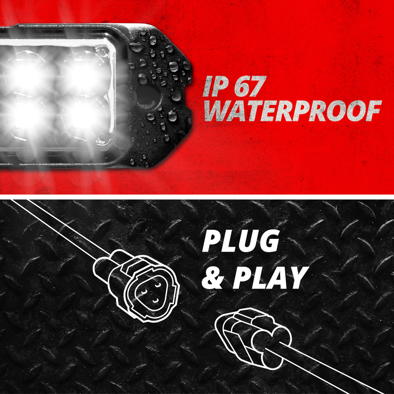 UTV Turn Signal Brake DOT Road Legal Light + Horn Kit
