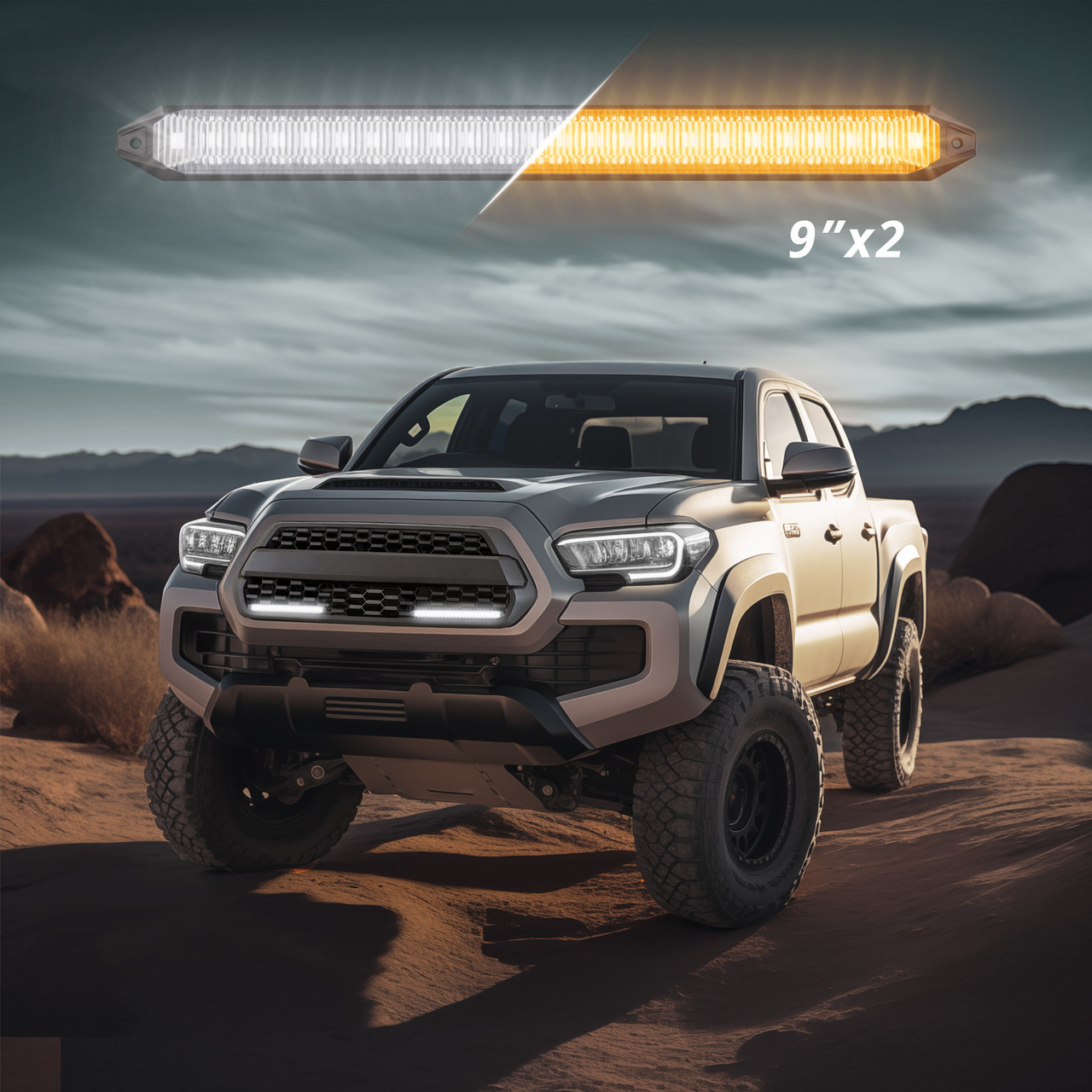 Universal Sequential Switchback LED Grill Light Bar | XKGLOW
