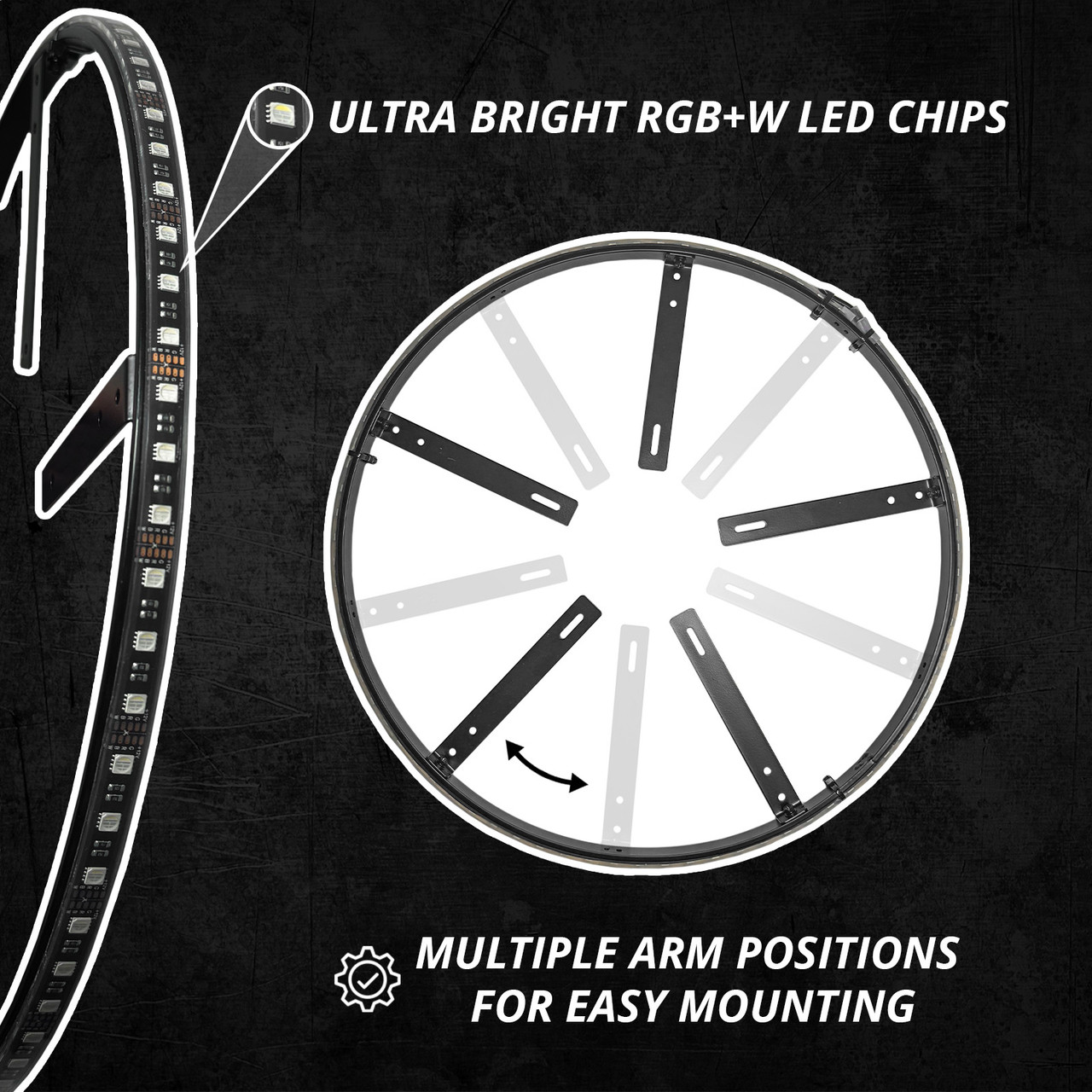 RGBW LED Wheel Ring Light | XKalpha add-on | XKGLOW