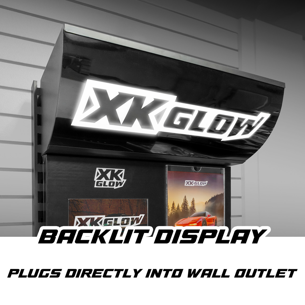 XKGLOW Standing Shelf Dealer Display