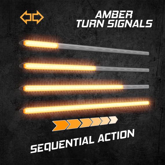 Universal Sequential Switchback LED Grill Light Bar | XKGLOW