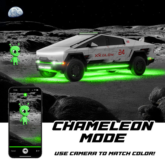 XKmax Cybertruck Roof LED Off-road Light Bar w/ RGBW DRL | XKGLOW