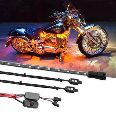 Motorcycle LED Accent Lights 10 Piece Kit from XKGLOW