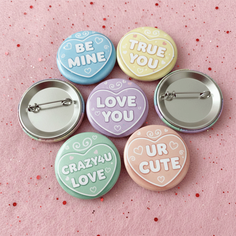 How to Design Custom Valentine’s Day Badges - Make Badges