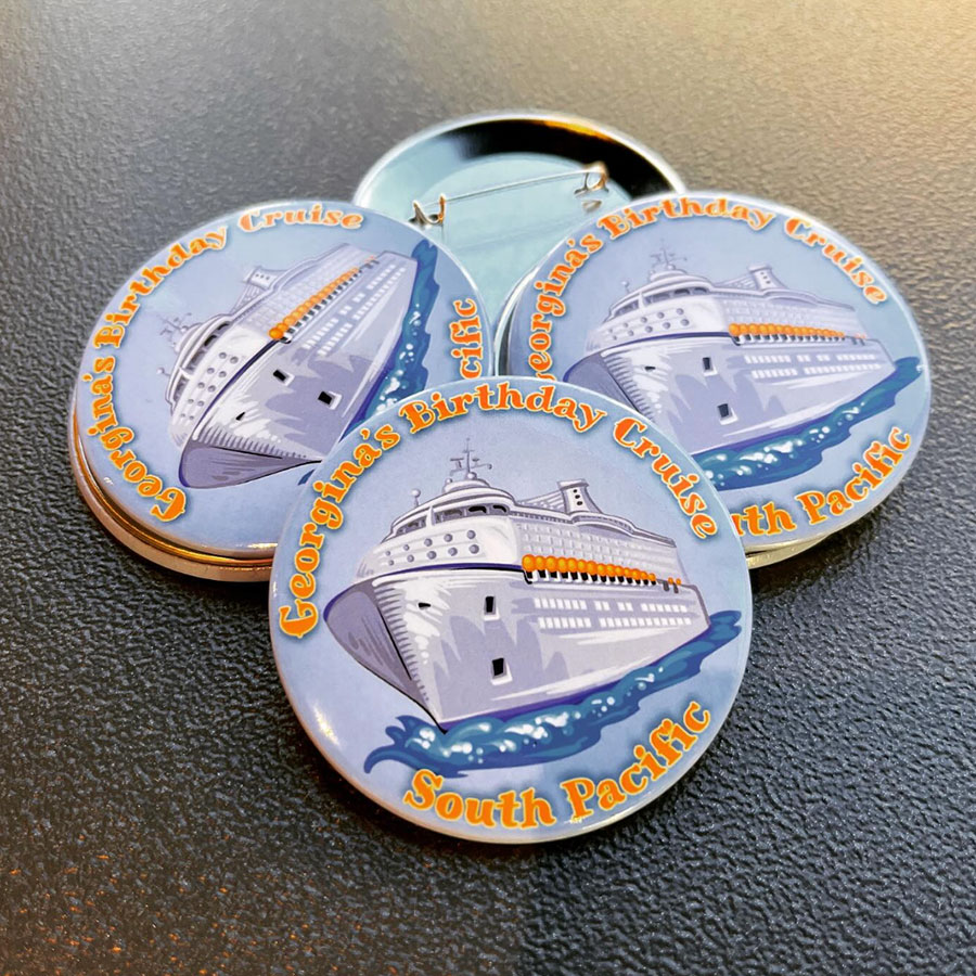 Elevate Your Cruise Ship Holiday Experience with Personalised Button ...