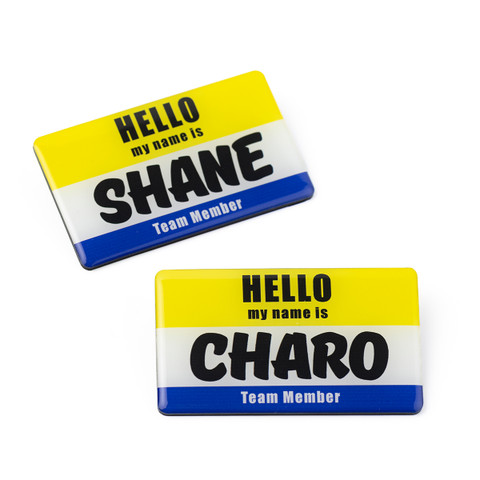 Name Badges 76 x 45mm | Make Badges