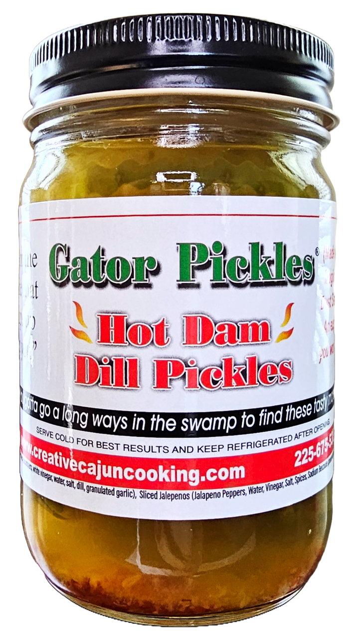 Gator Pickles® Hot Dam Dill Pickles