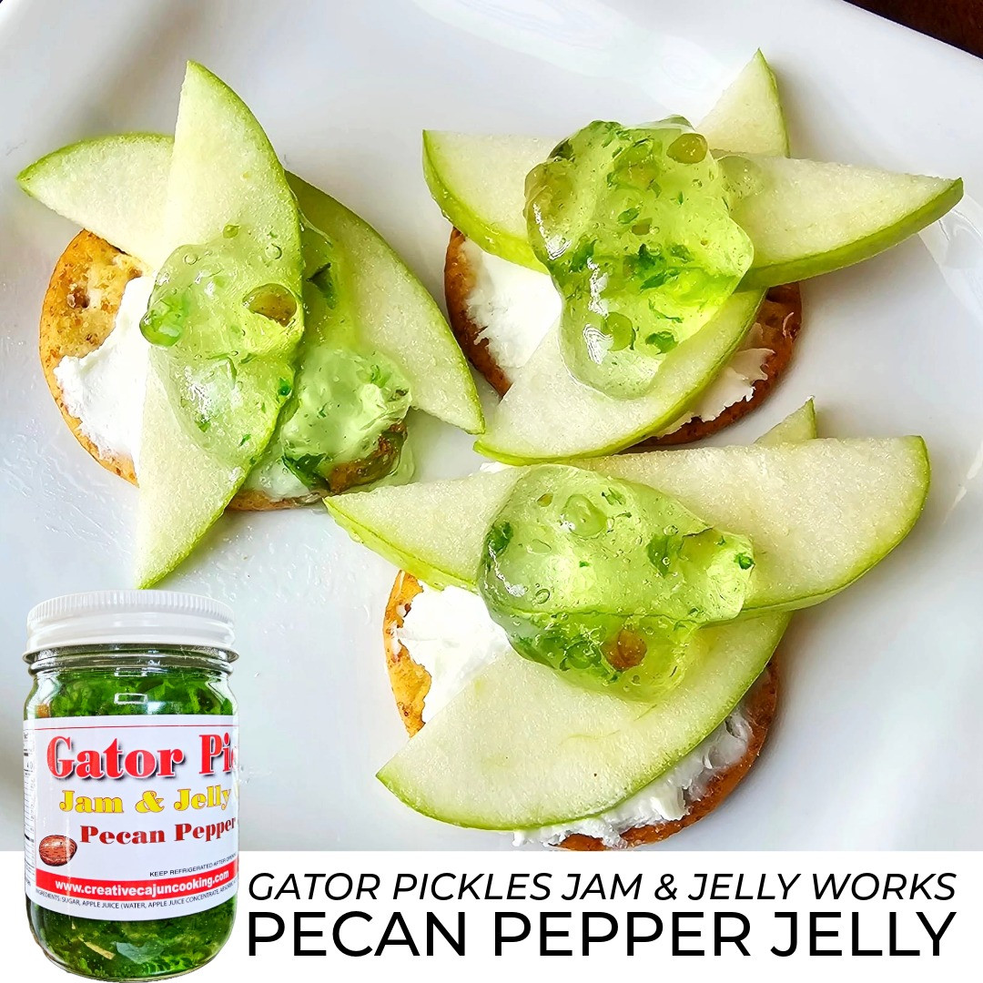 Gator Pickles® Jam & Jelly Works Pecan PEPPER Jelly