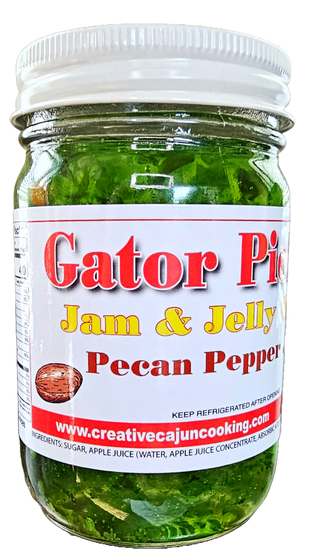 Gator Pickles® Jam & Jelly Works Pecan PEPPER Jelly