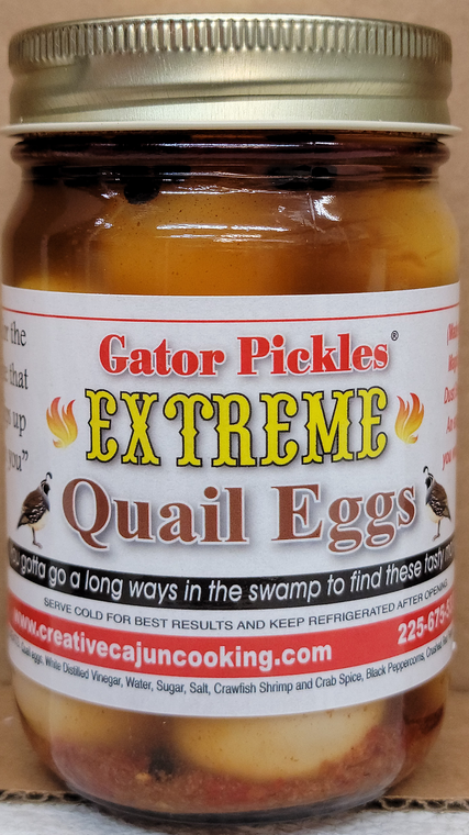 Gator Pickles EXTREME Quail Eggs