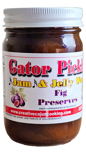 Gator Pickles® Jam & Jelly Works Whole Fig Preserves - Creative Cajun ...