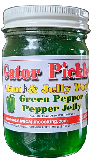 Gator Pickles Jam & Jelly Works Green Pepper Pepper Jelly