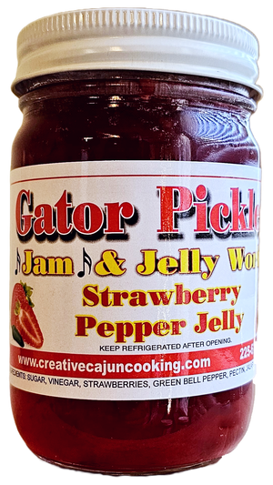 Gator Pickles Jam & Jelly Works Strawberry Pepper Jelly