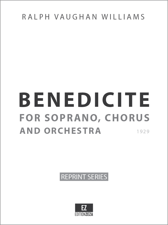 Vaughan Williams: Benedicite for Soprano, Chorus and Orchestra Full ...