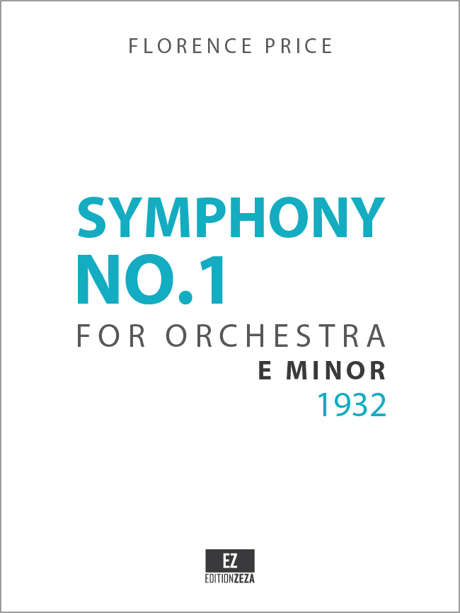 Florence Price: Symphony No.1 Full Score & Parts, sheet music for orchestra