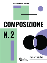 Maderna: Composizione No.2 for Orchestra Score & Parts