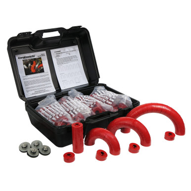 2-1/4" OD Basic Exhaust Header Modeling Set, 124 Pieces - icengineworks
