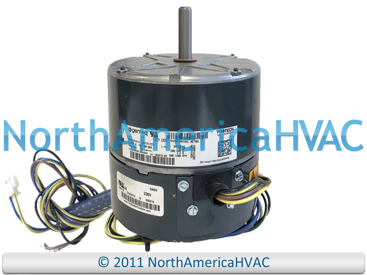OEM Rheem Ruud Weather King Corsaire 1/5 HP ECM Condenser Fan Motor 51 ...