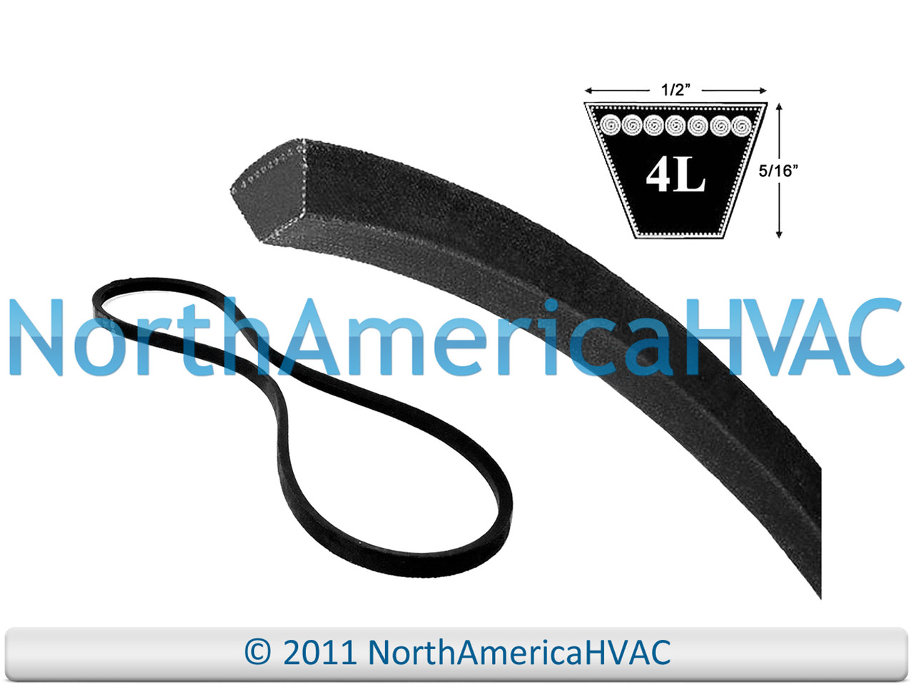 TrueCut Industrial V-Belt fits Trane Goodman # B00008 B00317 FCL146 ...