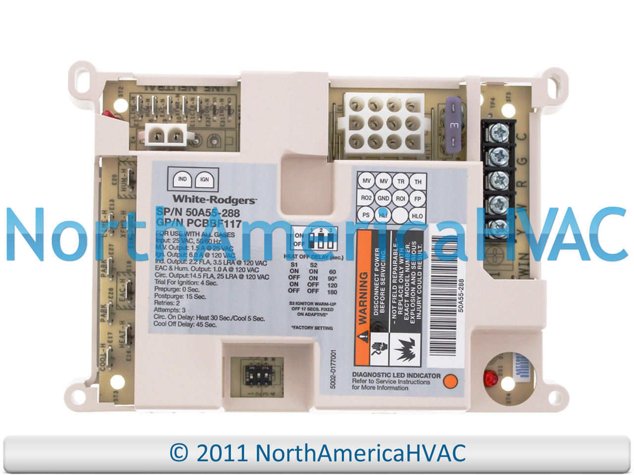 OEM Goodman Janitrol Amana White Rodgers Furnace Control Board 50A55 ...