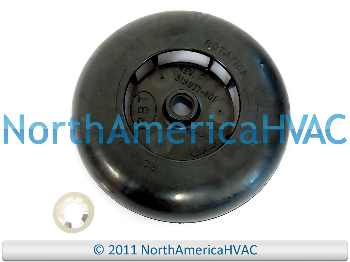 OEM Carrier Bryant Payne Draft Inducer Motor Fan Wheel Replaces 318977 ...