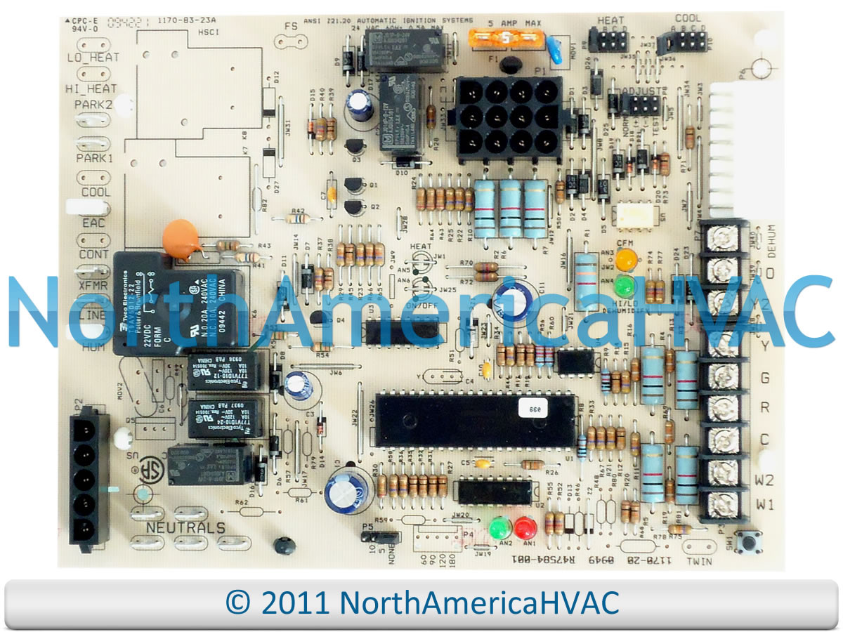 OEM Lennox Armstrong Ducane Furnace Control Board Replaces R47584-001 ...
