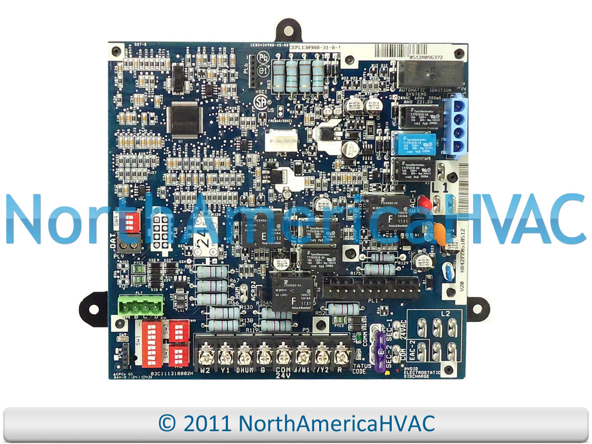 OEM Carrier Bryant Payne Furnace Control Circuit Board Replaces ...