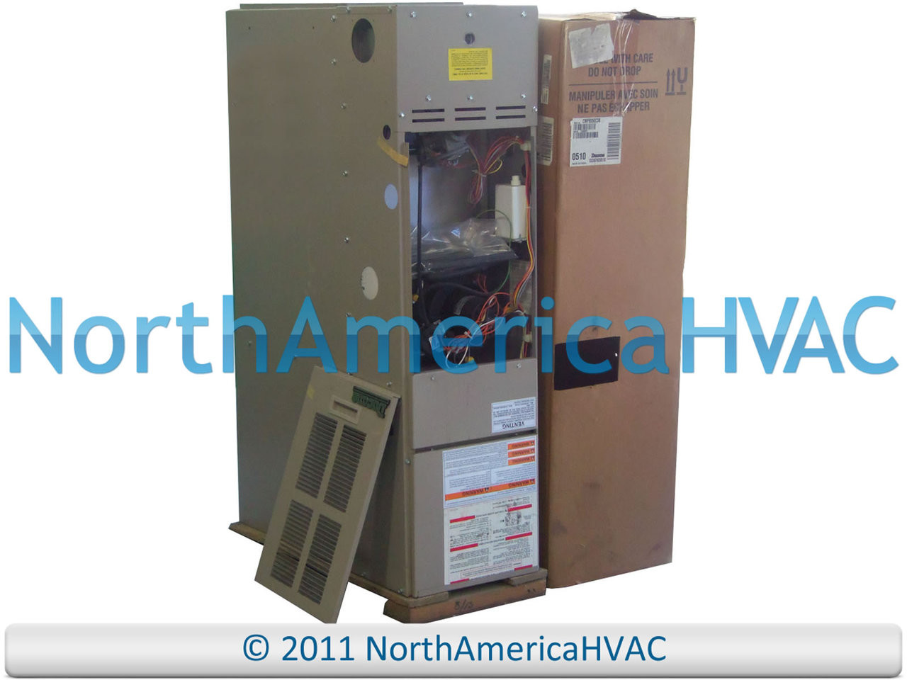 Ducane 50,000 BTU 90% AFUE Upflow Horizontal Gas Furnace CMPB050C3B ...