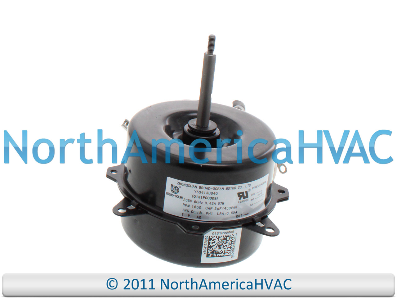 Outdoor Condenser Fan Motor Gas Furnace